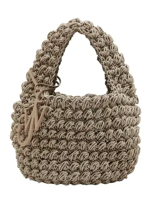 JW Anderson Popcorn Basket Top-handle Bag Grey