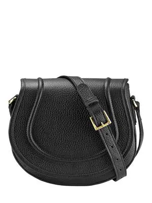 Gigi New York Jenni Saddle Bag - Black