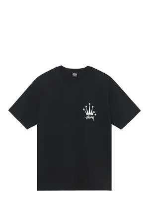StÜssy Regal Crown Pigment Dyed Tee - Black