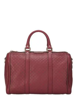 Gucci Microguccissima Leather Joy Boston Red