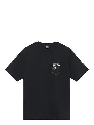 StÜssy 8 Ball Pigment Dyed Tee - Black