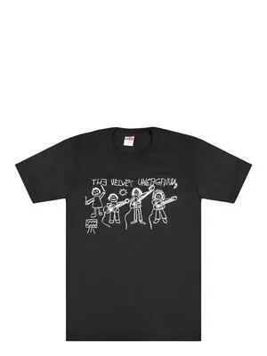 Supreme The Velvet Underground Drawing T-shirt - Black