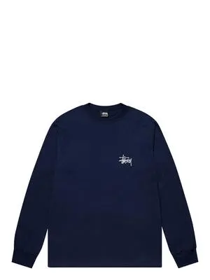 StÜssy Basic Long-sleeve Tee 'navy - Blue