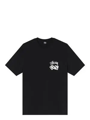 StÜssy Dice Pigment Dyed Tee - Black