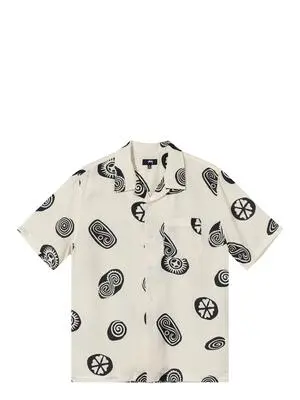 StÜssy Icon Pattern Shirt - Cream