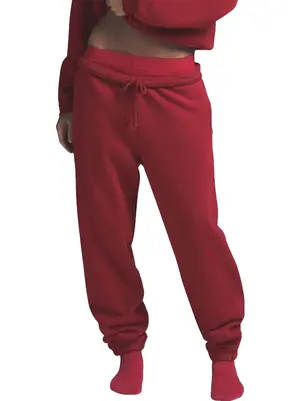 SKIMS Cotton Fleece Blend Classic Joggers Brick