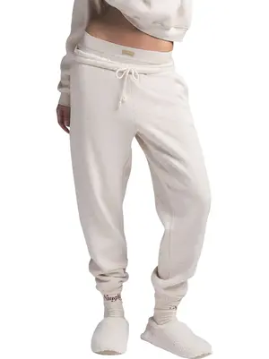 SKIMS Cotton Fleece Blend Classic Joggers Oatmeal Heather