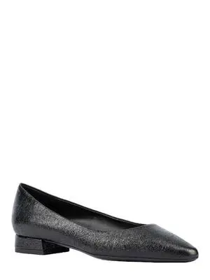 Aquatalia Penina Weatherproof Pointed-toe Flats - Black