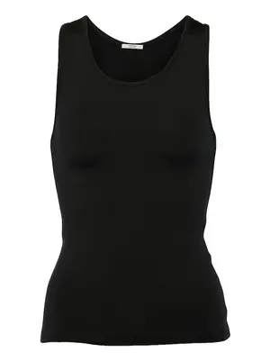 FFORME Pari Silk-blend Tank Top - Black
