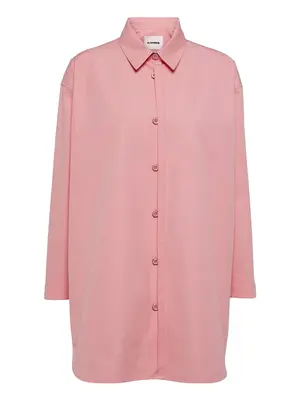 JIL SANDER Cotton Poplin Shirt - Pink