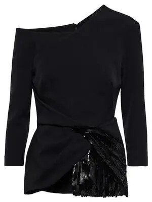 SAFIYAA Safiyaa Juah Sequined Top