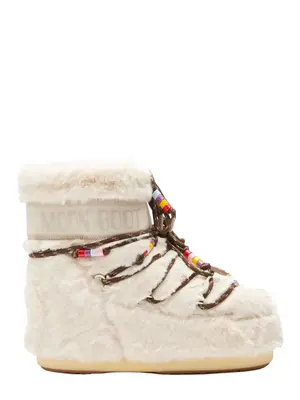 Moon Boot Icon Low Faux-fur Boots - Neutrals