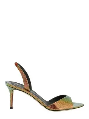 GIUSEPPE ZANOTTI Lilibeth 70mm Slingback Sandals - Green