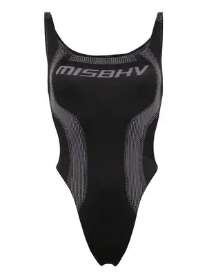 MISBHV Logo-embroidered Jacquard Body - Black