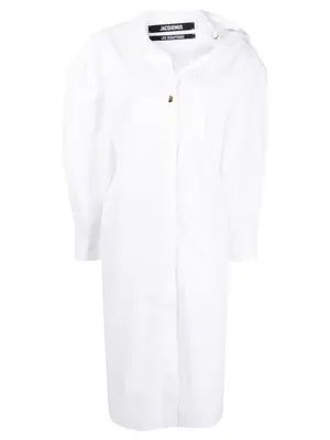 Jacquemus La Robe Chemise Dress - White