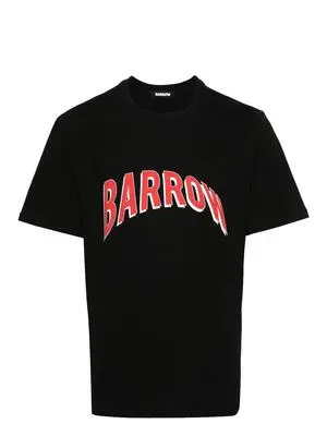 BARROW Logo-print T-shirt - Black
