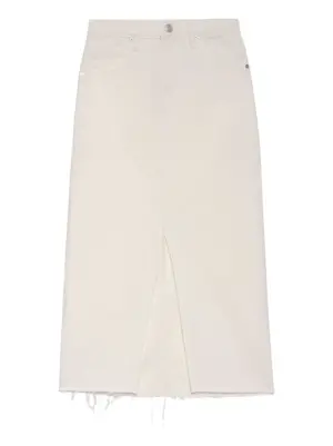 FRAME FRAME The Midaxi Denim Midi Skirt
