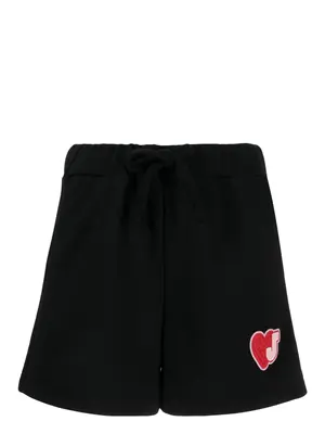 Joshua Sanders Logo-appliqué Drawstring Shorts - Black