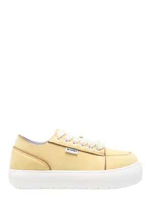 Sunnei Dreamy Suede Sneakers - Yellow
