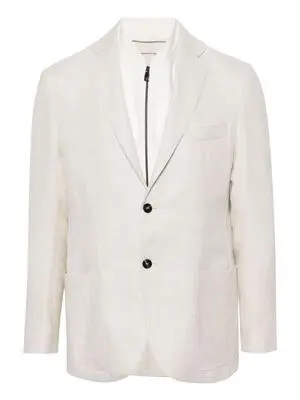 Corneliani Single-breasted Layered Blazer - Neutrals