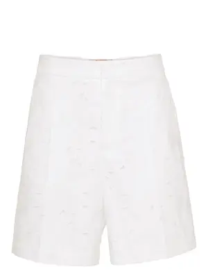 Valentino Garavani San Gallo Bermuda Shorts - White
