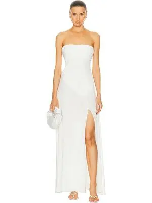 Simkhai Kory Midi Dress - Ivory