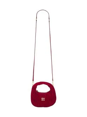 Miu Miu Wander Hobo Bag - Rosso