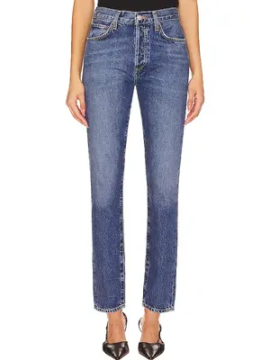 AGOLDE Austin Mid Rise Tapered Slim Jeans - Control