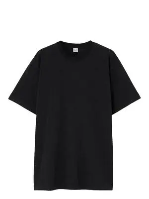 Totem Salvaged Toteme Cotton-jersey T-shirt - Black
