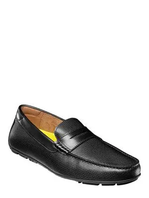 Florsheim Motor Moc Toe Penny Loafer - Black