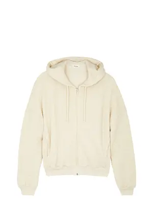 American Vintage Itonay Cotton-blend Hooded Sweatshirt - Cream
