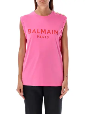 Balmain BALMAIN T-Shirt Fuchsia