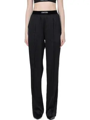 TOM FORD Wide Leg Pants - Black