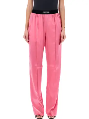 TOM FORD Wide Leg Pants Blush Pink
