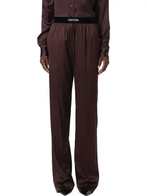 TOM FORD Wide Leg Pants Brown