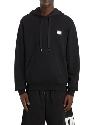 Dolce & Gabbana Dolce&Gabbana Logo Cotton Hoodie N0000 Nero