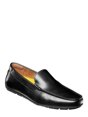 Florsheim Motor Moc Toe Venetian Loafer - Black