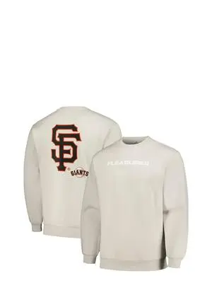 PLEASURES San Francisco Giants Graphic Pullover Sweatshirt - Gray