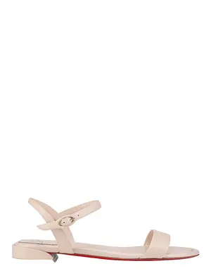 CHRISTIAN LOUBOUTIN Sweet Jane Ankle-strap Sandals - Leche