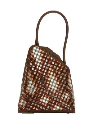 Attico Top Handle Bag Brown