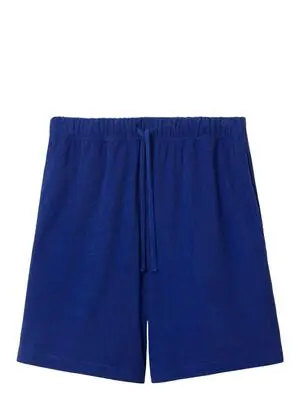 Burberry Towelled Shorts - Blue
