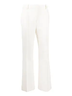 Victoria Beckham Tailored Flared Trousers - Neutrals