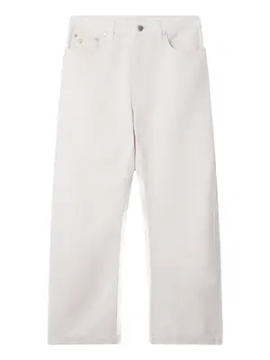 Stella McCartney High-waist Cropped Jeans - Neutrals