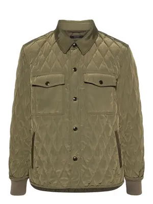 TOM FORD Padded Quilted Jacket - Green