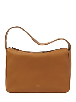 Khaite Elena Leather Shoulder Bag - Brown
