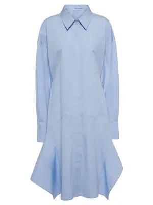 Stella McCartney Cotton Shirt Dress - Blue