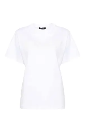 MUGLER Logo-print T-shirt - White