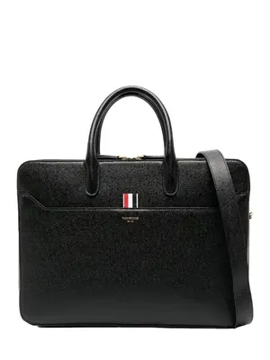 Thom Browne Grosgrain-loop Tote - Black