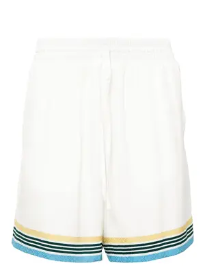Casablanca Casa Way Monogram Shorts - White
