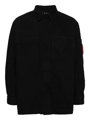 44 LABEL GROUP Hangover Canvas Shirt Jacket - Black